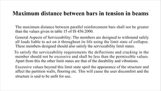 Calulation of deflection and crack width according to is 456 2000 | PDF