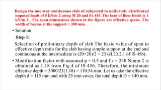 Calulation of deflection and crack width according to is 456 2000 | PDF