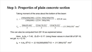 Calulation of deflection and crack width according to is 456 2000 | PDF
