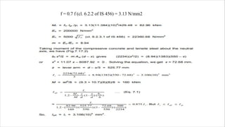Calulation of deflection and crack width according to is 456 2000 | PDF