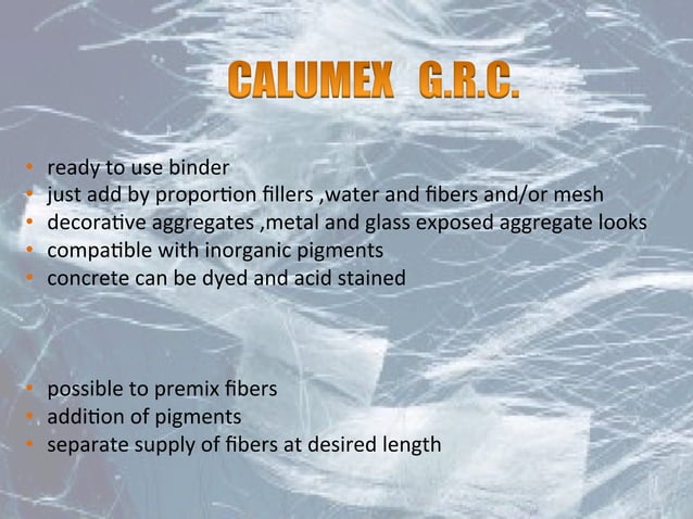 Calumex grc | PPT