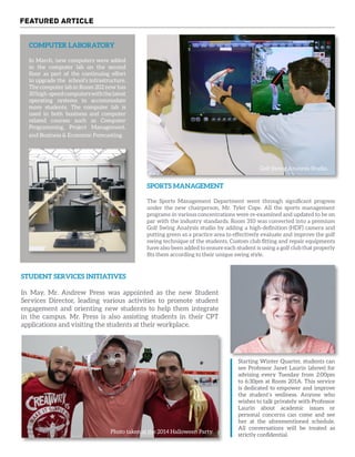 CALUMS Pipeline Winter 2015 | PDF