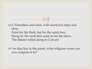 Calvary by : Edwin Arlington Robinson | PPTX