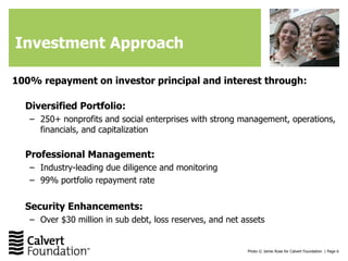 Calvert Foundation Overview | PPT