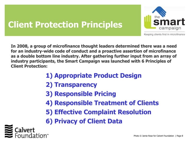 Calvert Foundation Overview | PPT