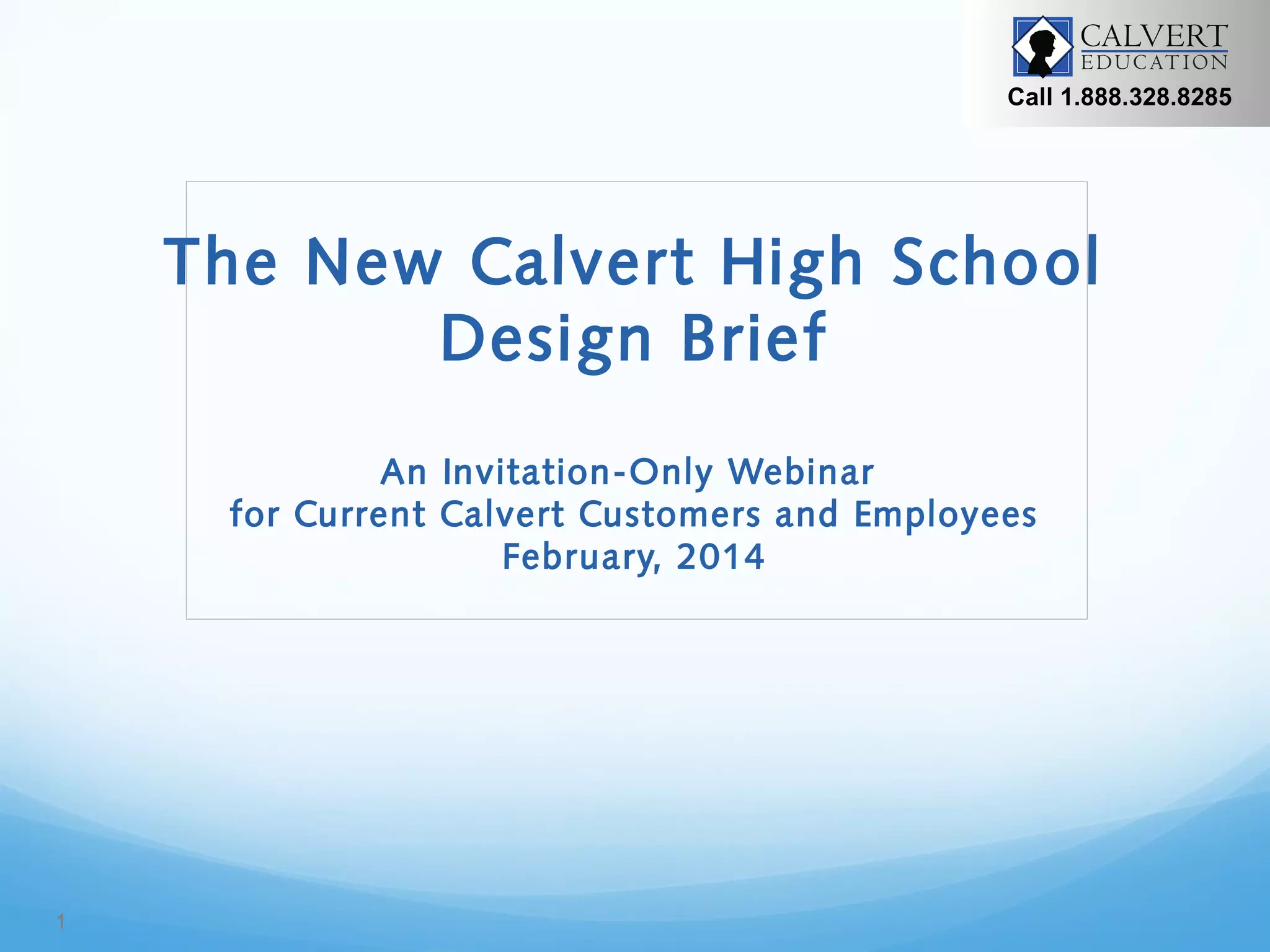 The New Calvert High School Design Brief | PPT