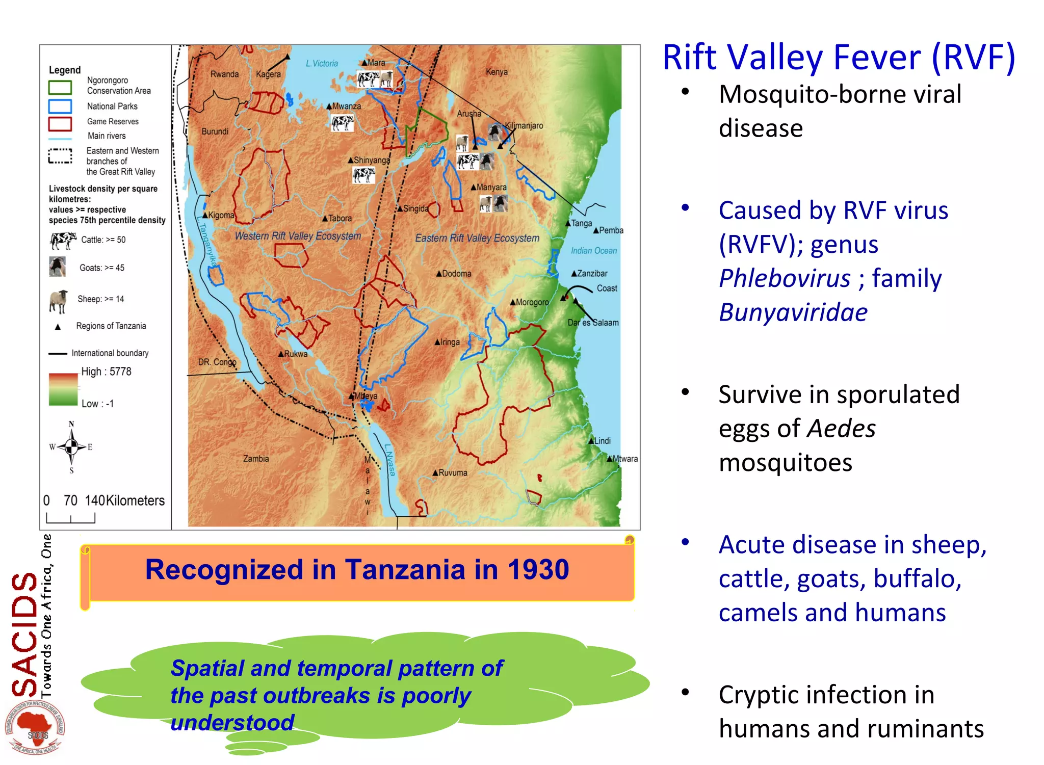 Spatial and temporal patterns of Rift Valley fever outbreaks in ...