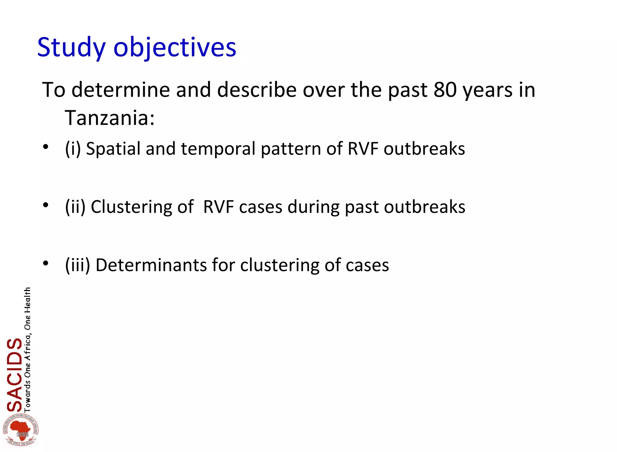 Spatial and temporal patterns of Rift Valley fever outbreaks in ...
