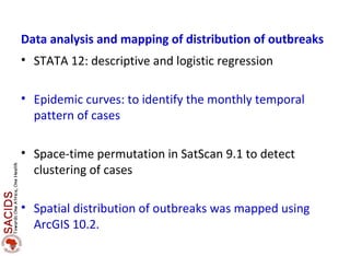 Spatial and temporal patterns of Rift Valley fever outbreaks in ...