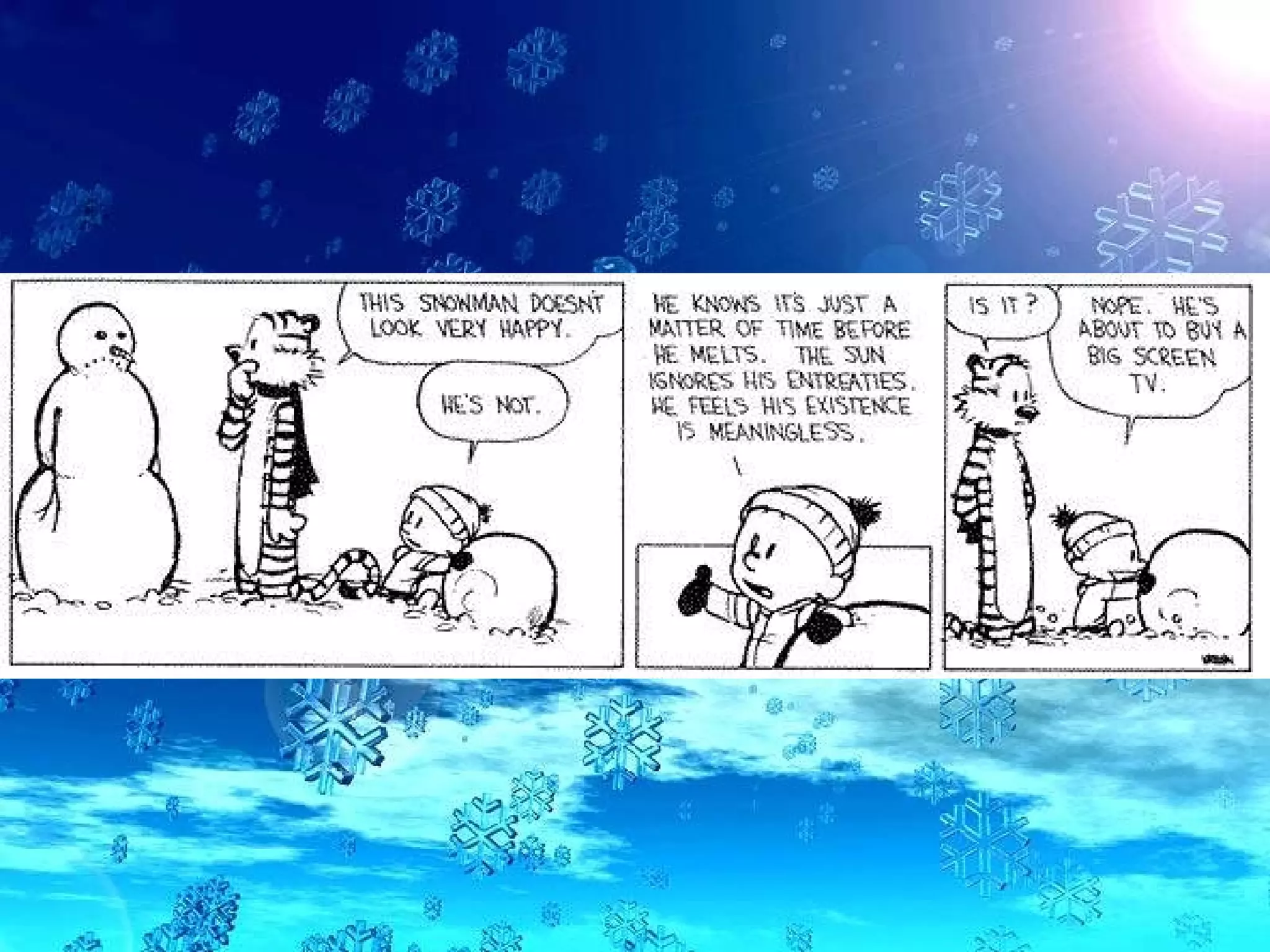 Calvin & Hobbes Snow Art Gallery | PPT | Music | Entertainment