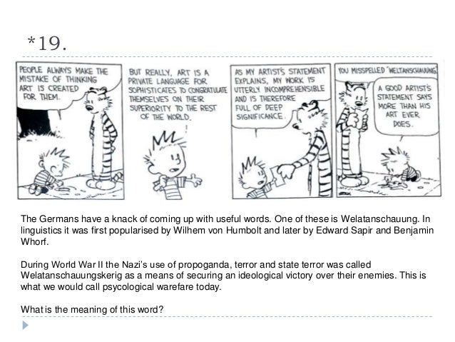 Calvin and hobbes quiz with answers