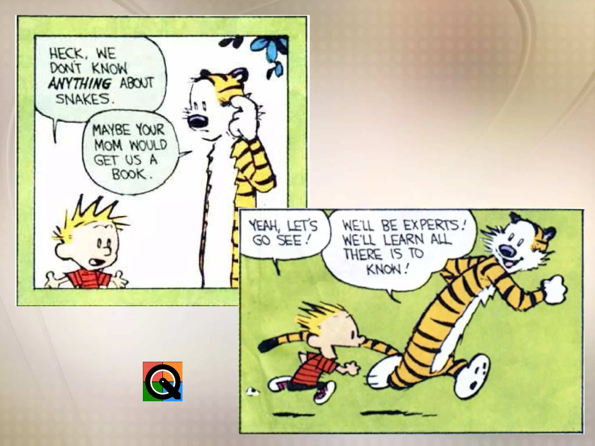 Calvin and Hobbes - Learning is Fun | PPT