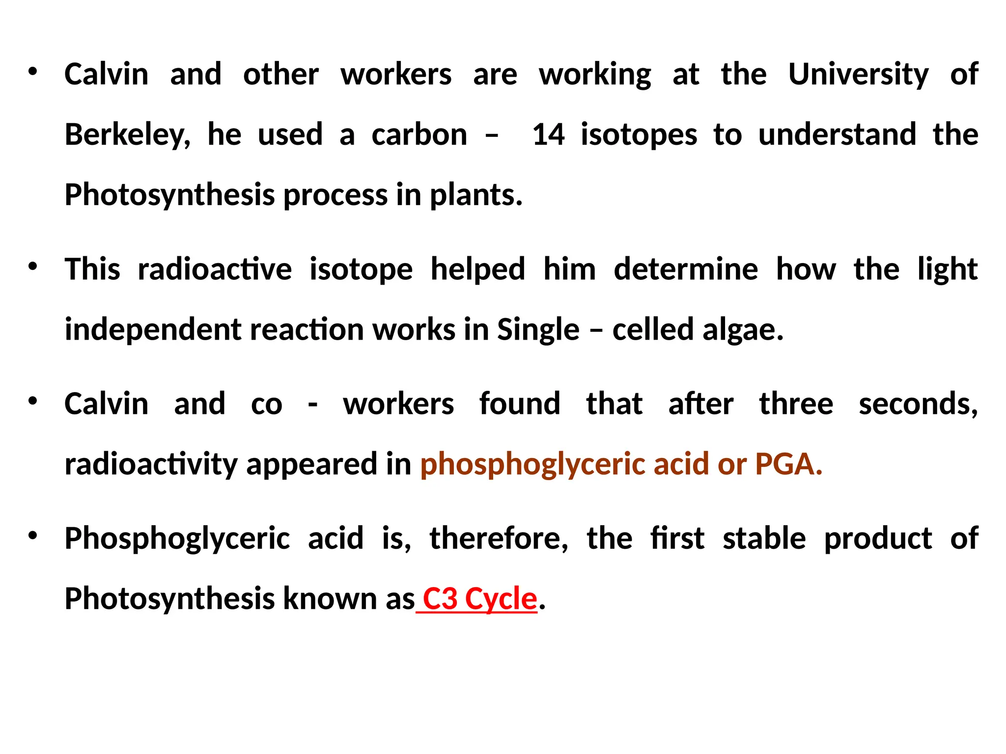 Calvin cycle of photosynthesis processes | PPTX