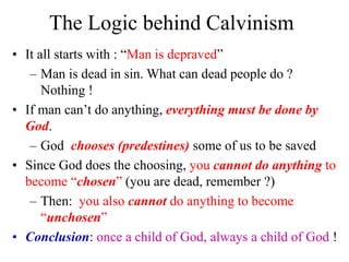 Calvinism: The Doctrine of Predestination | PPT