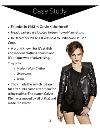 Calvin Klein Be Bold Plansbook | PDF