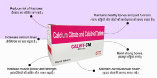 Calvit CM Tablet prevents low blood calcium levels in those lacking ...