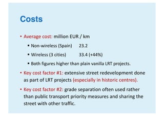Wireless LRT in Spain - Calvo and Nash - TRB 2018 | PPT