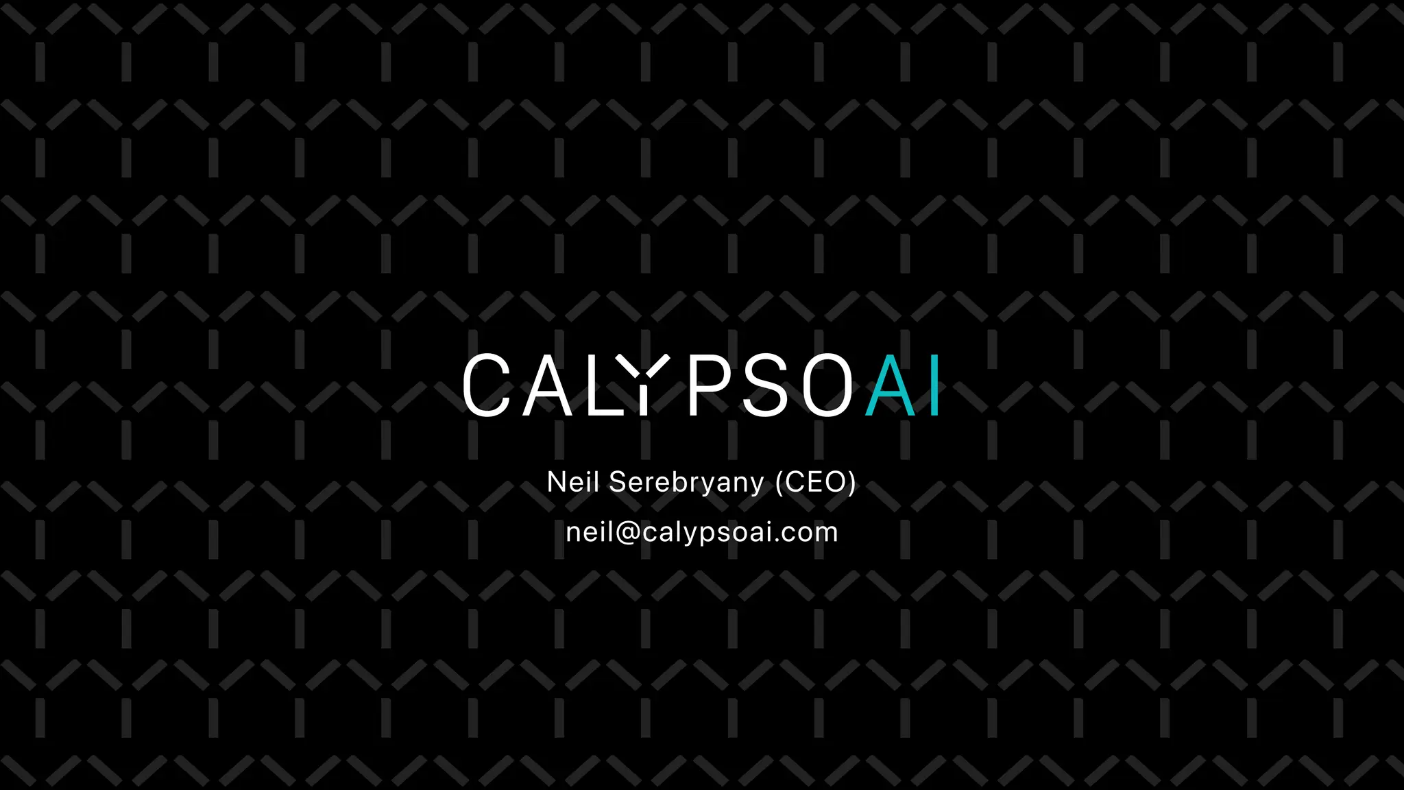 CalypsoAI Investor Pitch Deck November 2022 | PDF