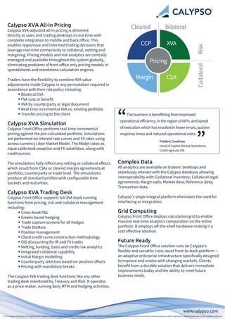 Know about Calypso's capital market solutions | PDF | Commodities | Economy