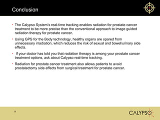 Calypso Prostate Radiation Treatment | PPT | Physical Therapy | Wellness