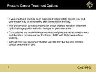Calypso Prostate Radiation Treatment | PPT