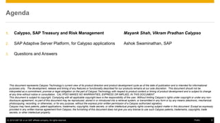 Spotlight on Financial Services with Calypso and SAP ASE | PPTX