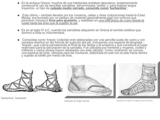 Calzado egipcio y heleno | PPTX