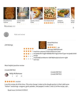Calzone recipe allrecipes.com