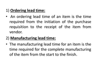 Material Requirement planning (factors,inputs,outputs,benifits) | PPTX