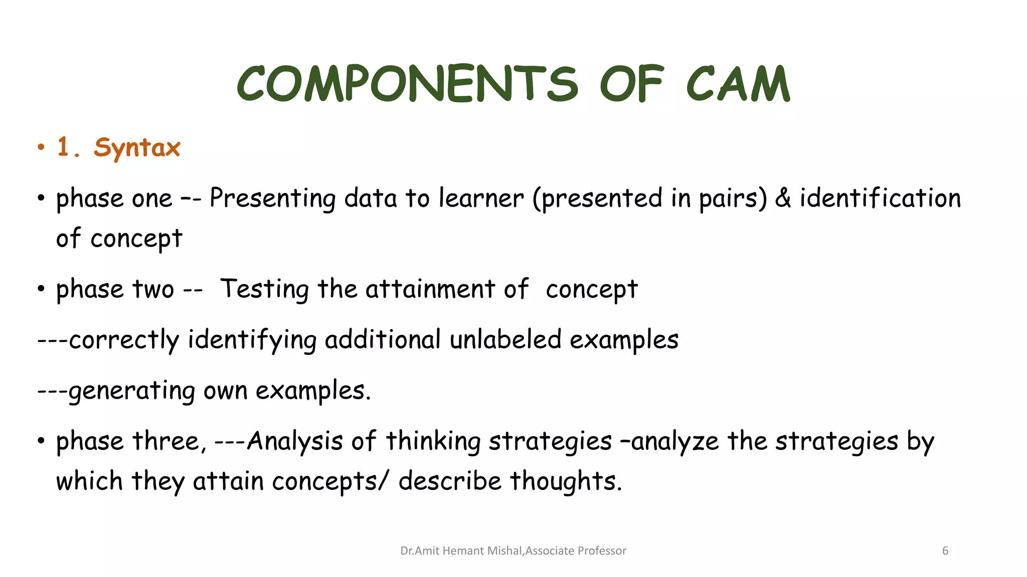 Concept Attainment Model of Teaching | PPTX