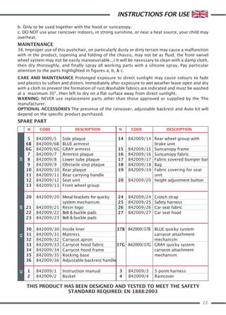 Cam Combi Family Baby - manual and maintenance | PDF