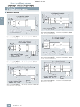 Cảm biến áp suất-sitranspz | PDF