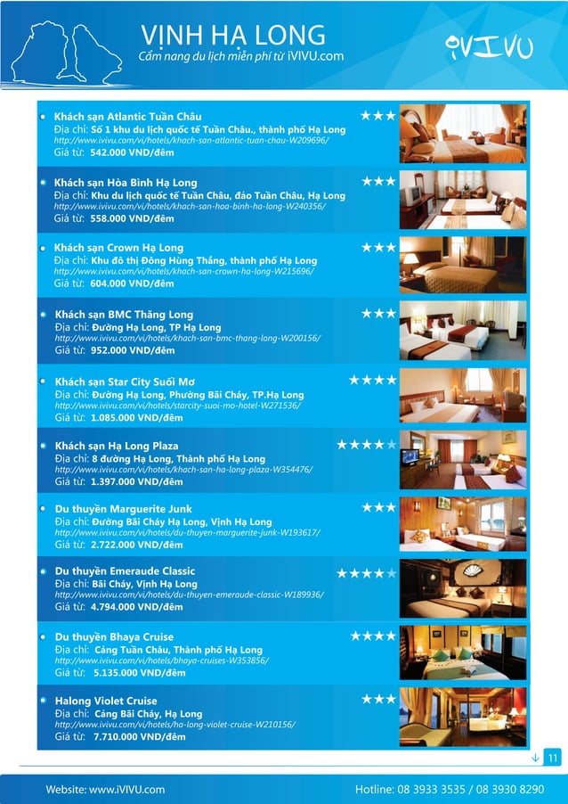 Cẩm nang du lịch vịnh Hạ Long | PDF