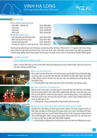 Cẩm nang du lịch vịnh Hạ Long | PDF