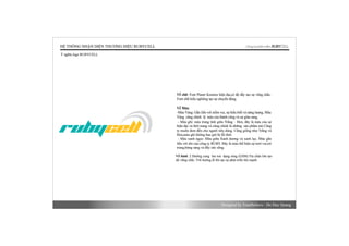 Cẩm nang sử dụng logo RubyCell | PPT