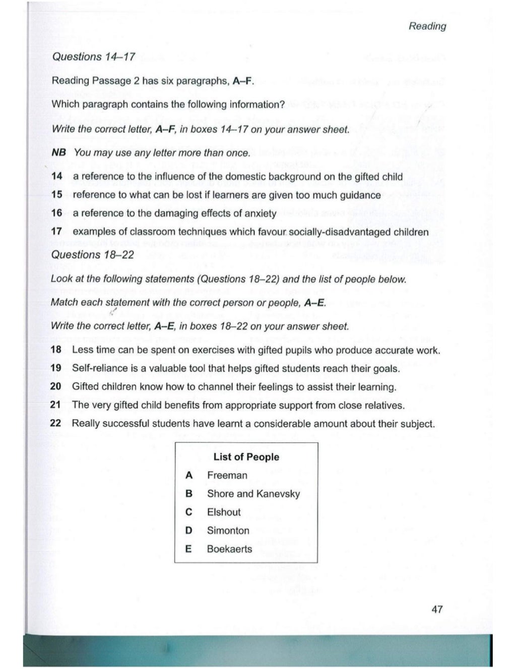 Reading Cam 10 Reading Cam 10