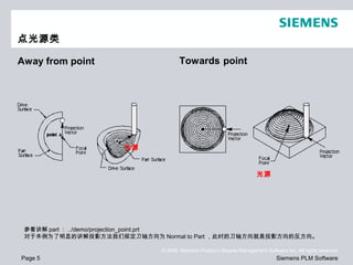 NX CAM 5 axis_machining_training_projection_method_and_tool_axis | PPT