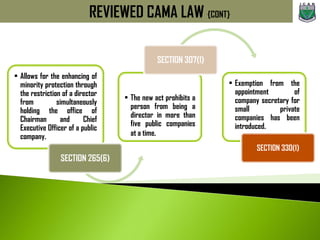 CAMA 2020 THE IMPORTANCE AND THE REVIEW | PDF
