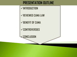 CAMA 2020 THE IMPORTANCE AND THE REVIEW | PDF
