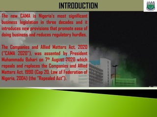 CAMA 2020 THE IMPORTANCE AND THE REVIEW | PDF