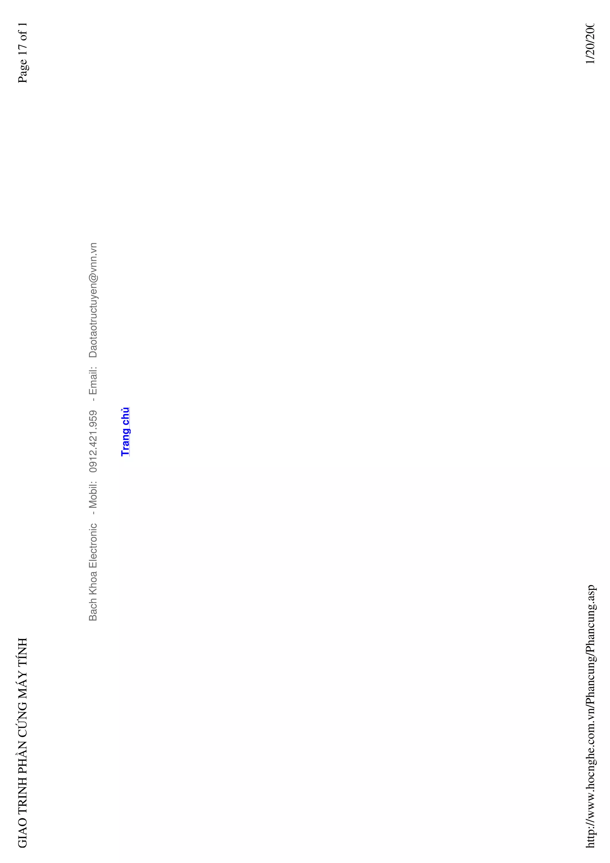 Ca mach co ban tren m ain board | PDF