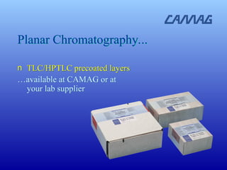 CAMAG Planar Chromatography with visionCATS | PPT