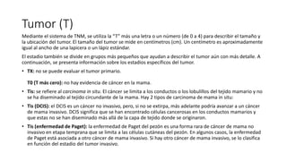 CANCER DE MAMA Y ESTADIOS CLASIFICACION ESTADIFICACION.pptx