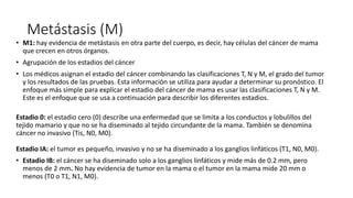 CANCER DE MAMA Y ESTADIOS CLASIFICACION ESTADIFICACION.pptx
