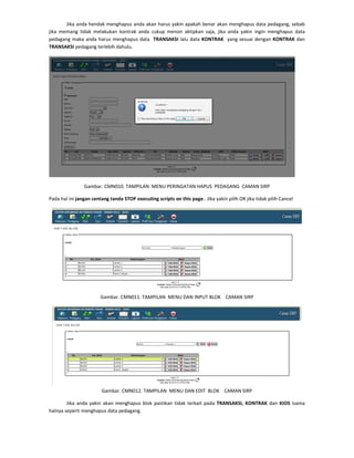 Caman sistem informasi retribusi pasar | PDF