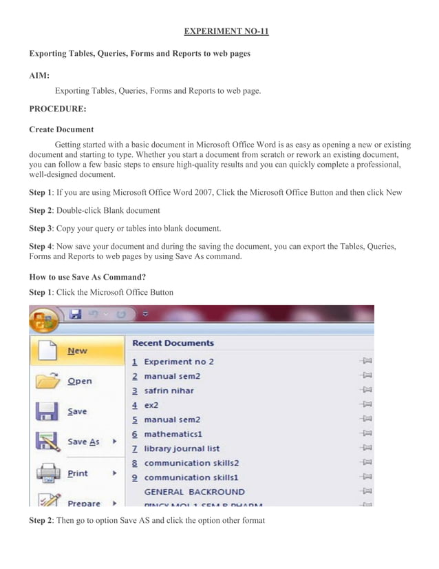 COMPUTER APPLICATIONS IN PHARMACY LAB MANUAL.pdf | Web Design and HTML | Internet