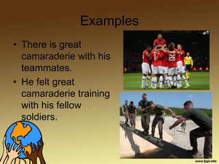 Camaraderie | PPTX
