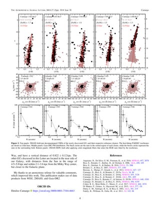 Five New Globular Clusters Discovered in the Galactic Bulge | PDF