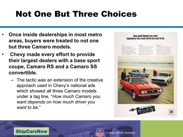 Chevy Camaro. A Small, Vicious Animal that Eats Mustangs | PPT