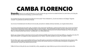 Camba florencio | PPTX